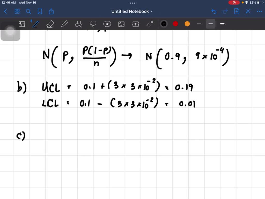 SOLVED: Problem 3 Type II error of p chart and np chart. A process is ...