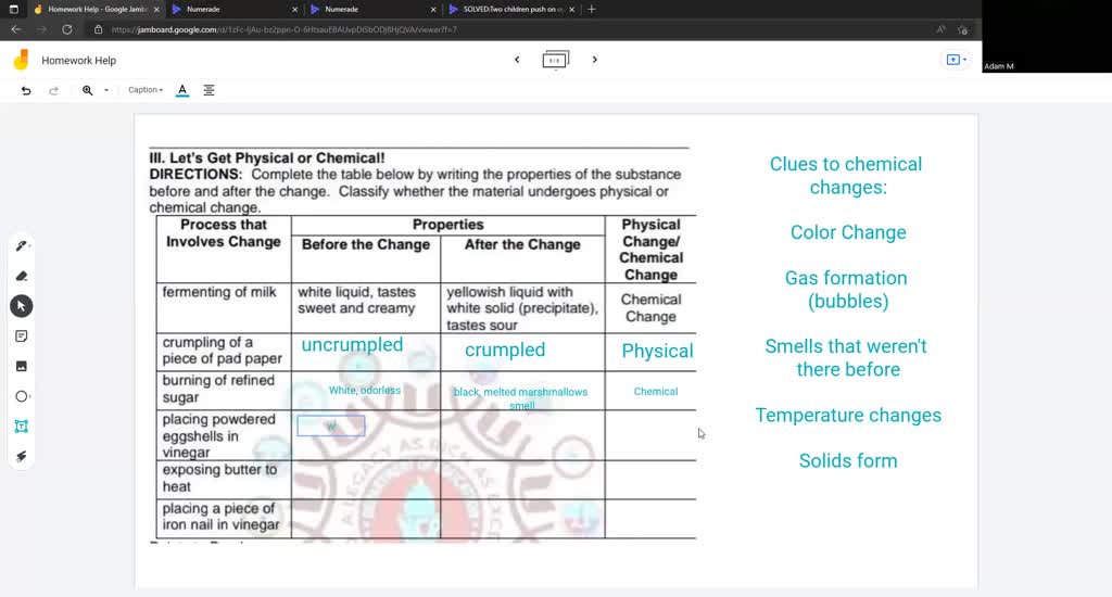 SOLVED:"Kahit ito lang plsss III: Let's Get Physical or Chemicall ...