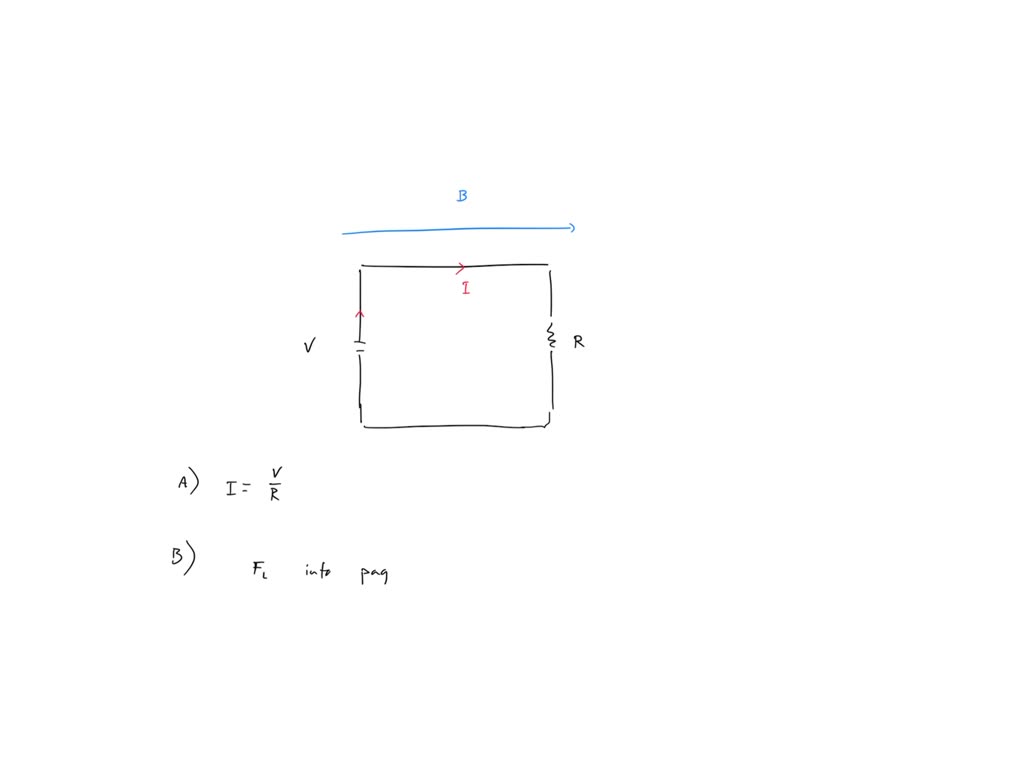 SOLVED: The square circuit at right is in a region with a uniform ...