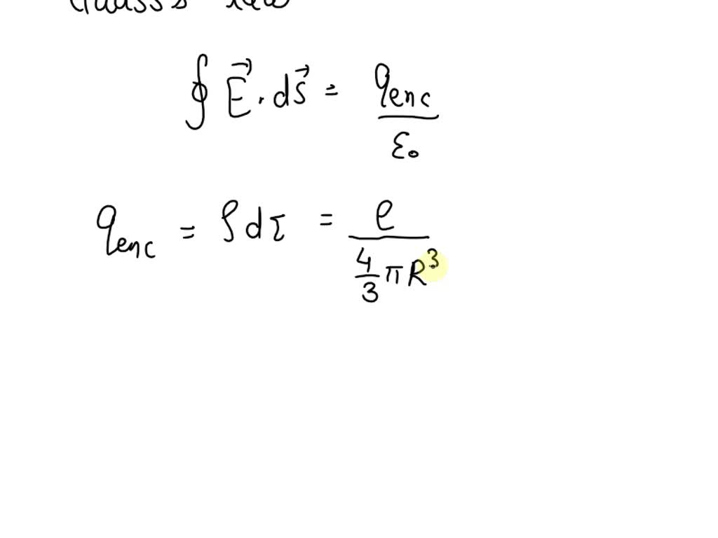SOLVED: 4.31 The Thomson model of a hydrogen atom is a sphere of ...