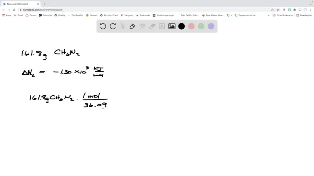 SOLVED: Methylhydrazine, CH6N2, is commonly used as a liquid rocket ...