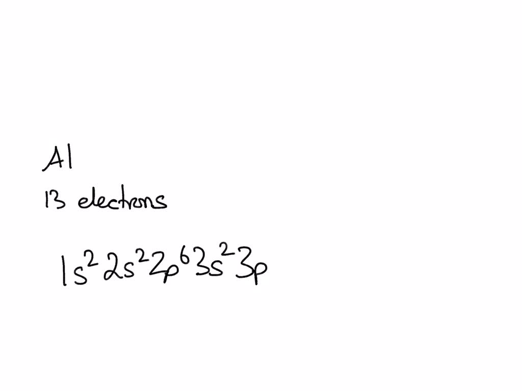 SOLVED: Al Express your answer in complete form in the order of orbital ...