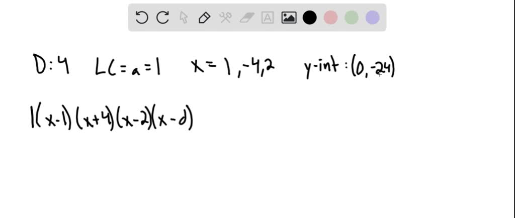 SOLVED: Write a polynomial equation, P(x), in factored form given the following requirements ...