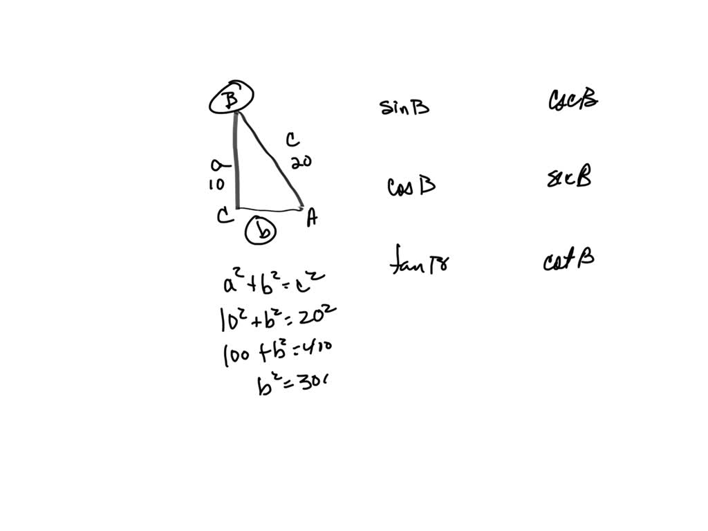 SOLVED: Suppose ABC is a right triangle with sides a, b, and c and ...