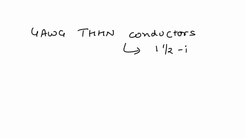 What is the maximum number of 4 awg thhn conductors...