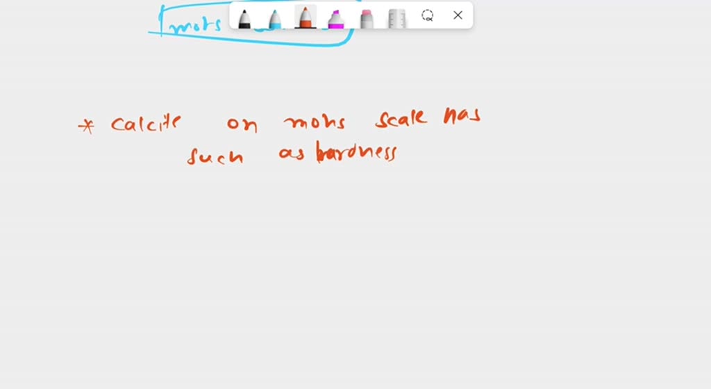 SOLVED: Mohs Hardness Scale Hardness of Some Common Objects (Harder ...