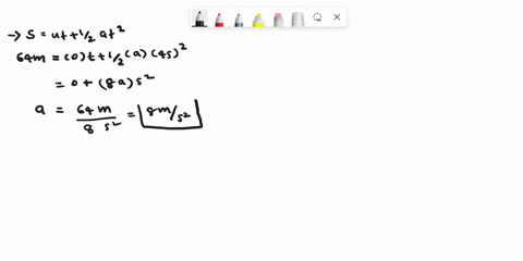 A scooter starts from rest moves in a straight line with a...