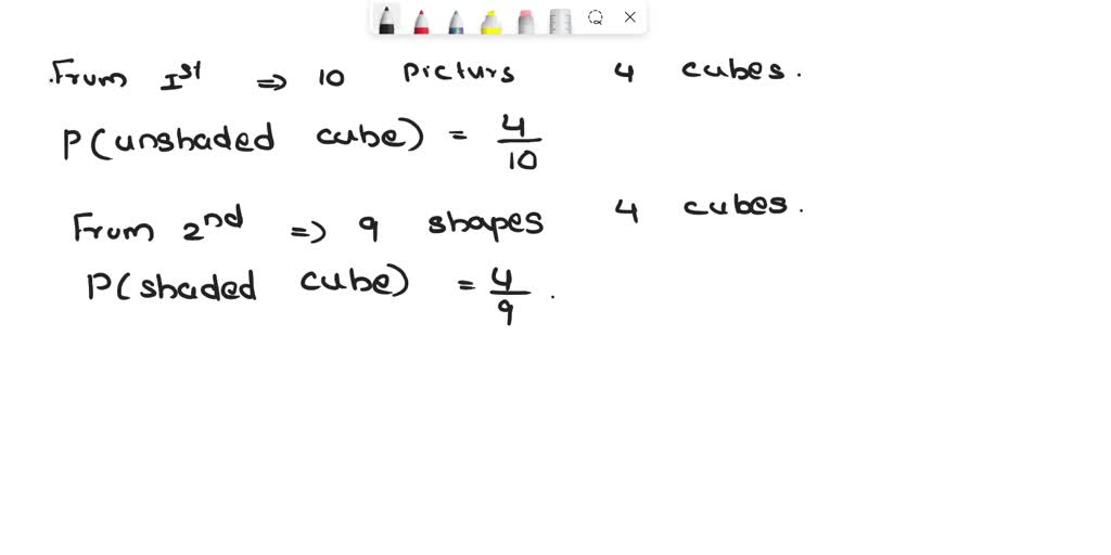 SOLVED: You randomly choose a shape from the set of unshaded shapes ...