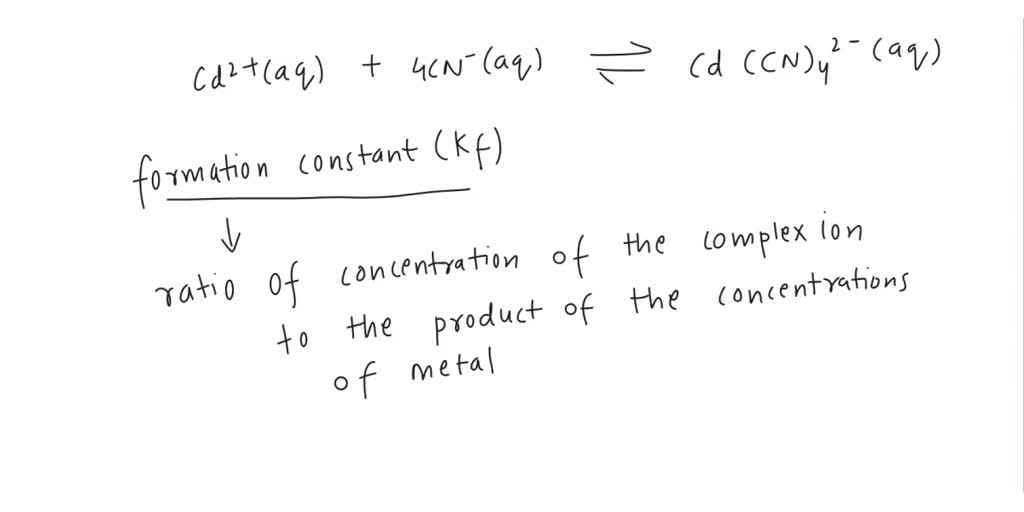 SOLVED: QUESTION What is the correct expression for the formation ...