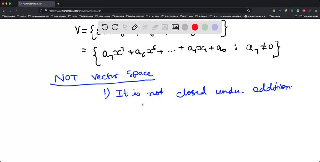 SOLVED: Determine whether the set ofall second-degree polynomial functions a5 given below; whose ...