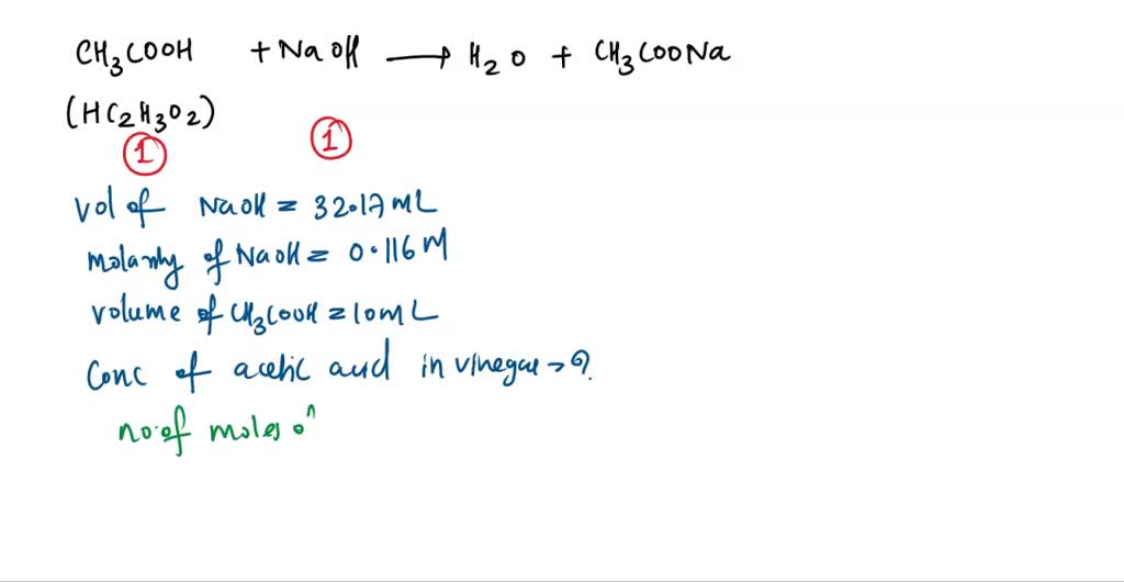 SOLVED: In this experiment you will be using an aqueous solution of NaOH 1.0 M. For the case of ...
