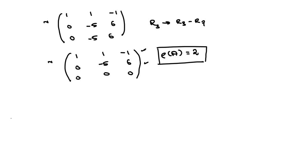 SOLVED: Find the rank of the matrices A, B, and AB, where A = -2 and B ...