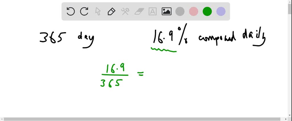 SOLVED: help with number 8 er e annual interest rate and the ...