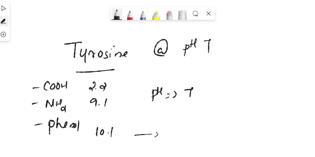 SOLVED: Consider the structure of the amino acid Tyrosine at ...