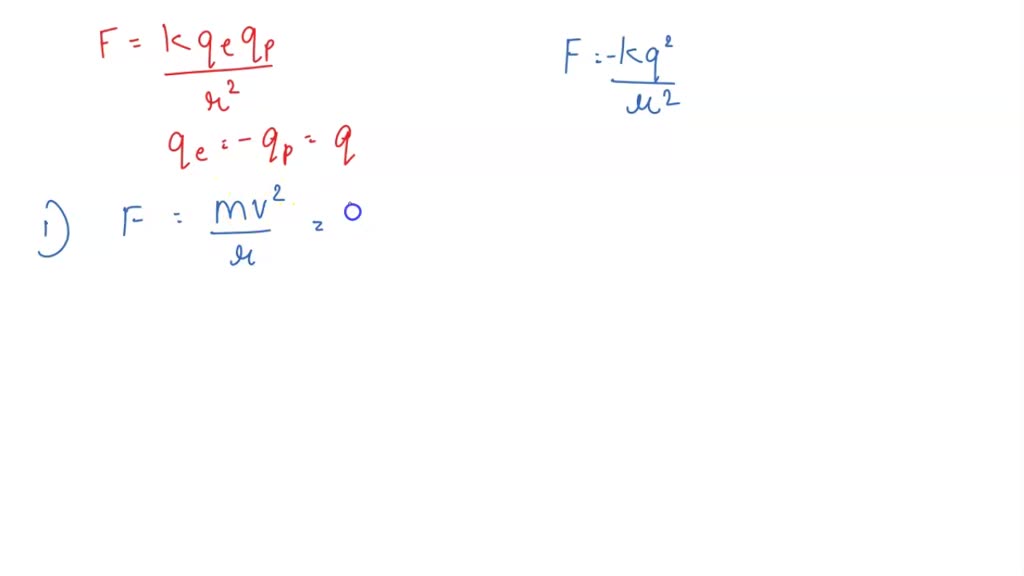 SOLVED: 10. Consider a hydrogen atom consisting of one electron (charge ...