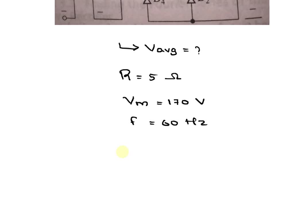SOLVED: 16) A single-phase bridge rectifier has a purely resistive load R = 5 Ω, the peak supply ...