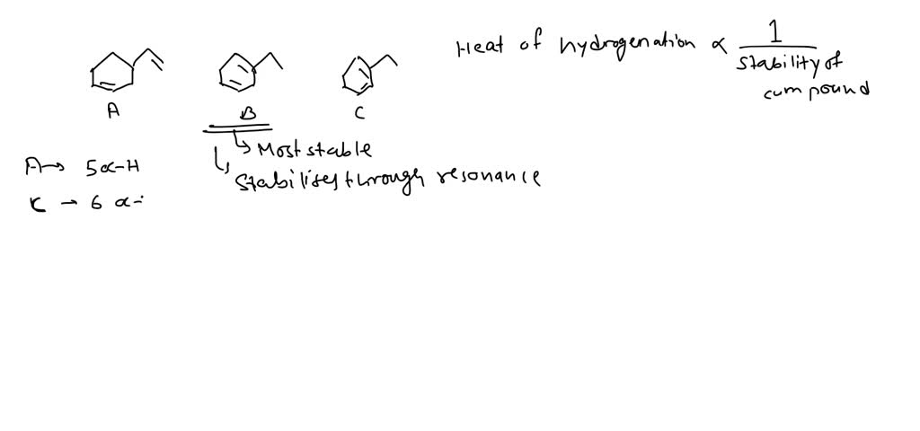 SOLVED: Compare the following three isomeric dienes Which compound will ... SOLVED: Compare the following three isomeric dienes Which compound will ...