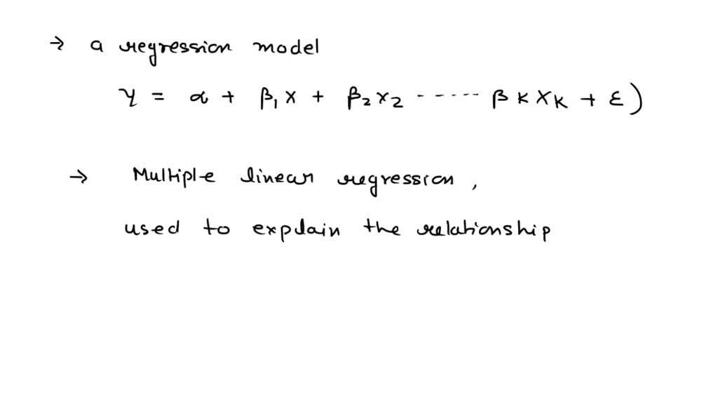 Solved In A Regression Model Where Your Explanatory Variable Is Raised 0895