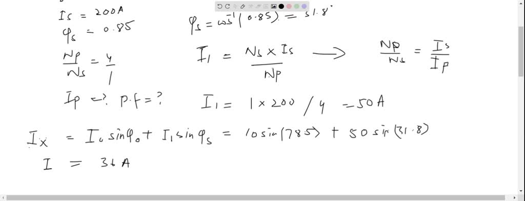 SOLVED: A source delivers power to a load through a feeder and a transformer. The feeder has an ...