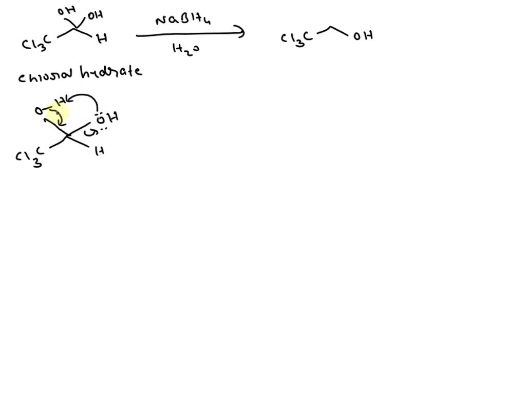 SOLVED: Trichloroethanol may be prepared by the direct reduction of ...