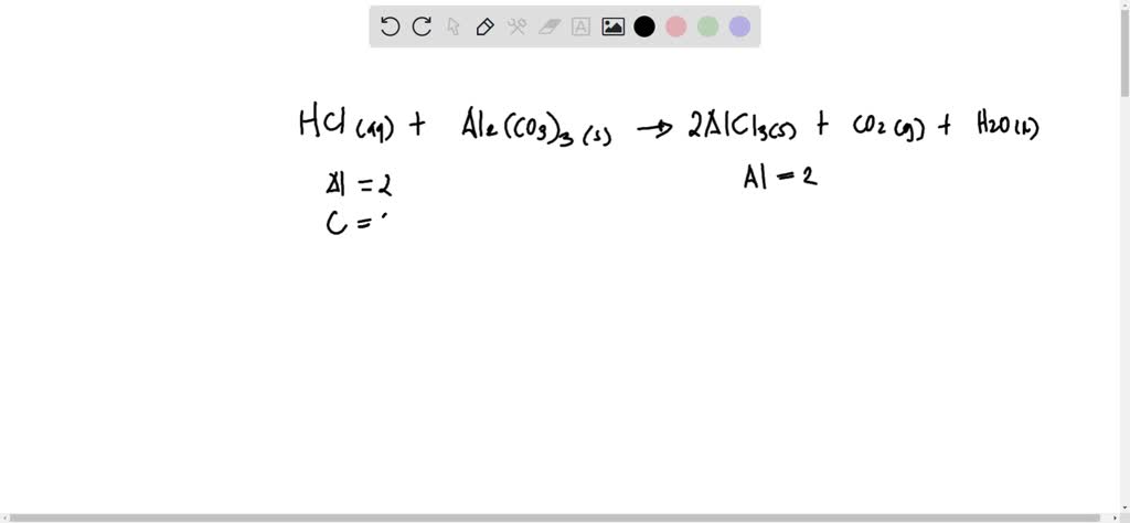 SOLVED: Write the complete equation for the reaction between HCl(aq ...