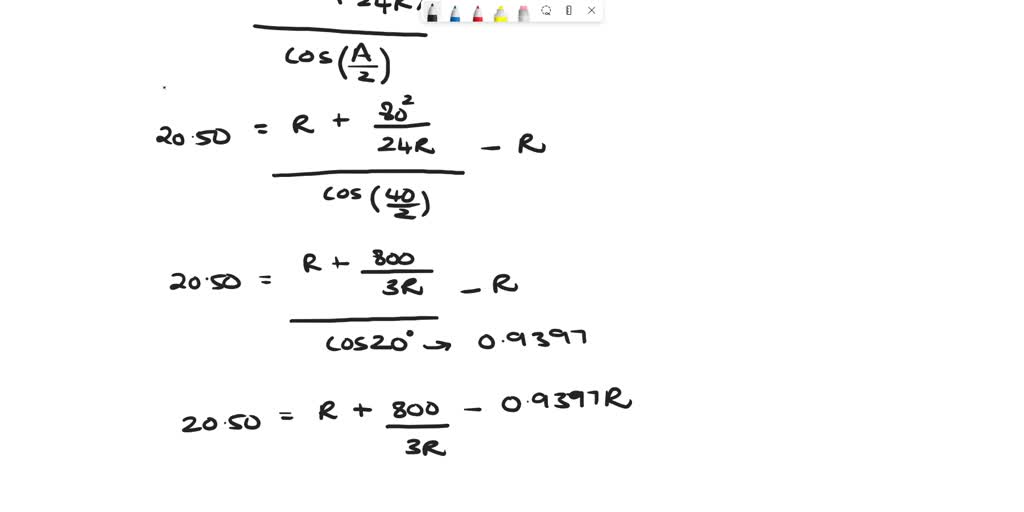 An 80m spiral curve has an external distance of 20.50m. If the angle of ...