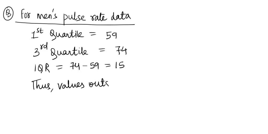 SOLVED: Use the same scales to construct modified boxplots for the ...