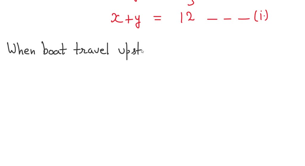SOLVED: A boat takes 3.0 h to travel 36 km down a river, then 5.0 h to ... SOLVED: A boat takes 3.0 h to travel 36 km down a river, then 5.0 h to ...