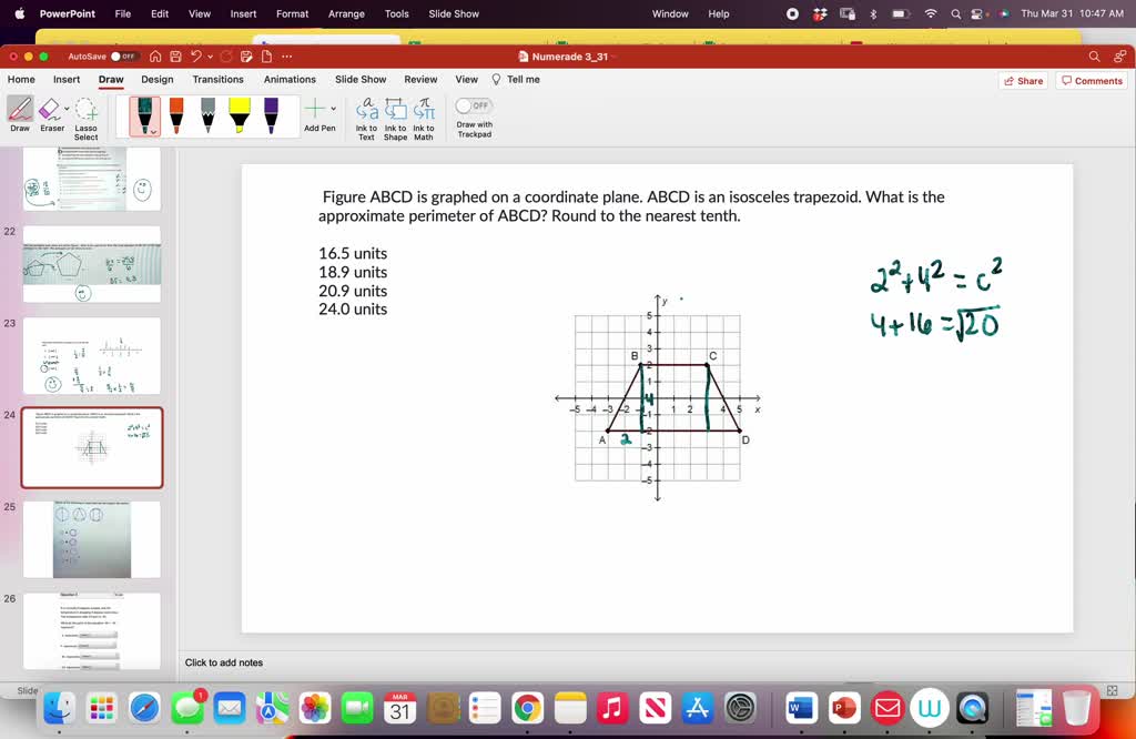 SOLVED: ' Figure ABCD is graphed on a coordinate plane. ABCD is an ...