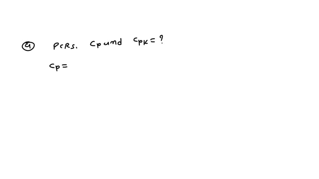 Solved Using The Sampling Data From The Following Table To Calculate The Potential Process