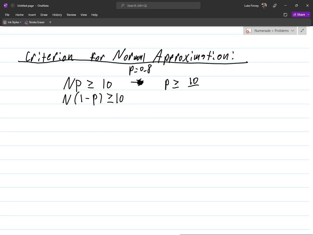 SOLVED: A binomial distribution has p = 0.80. How large a sample (n ...