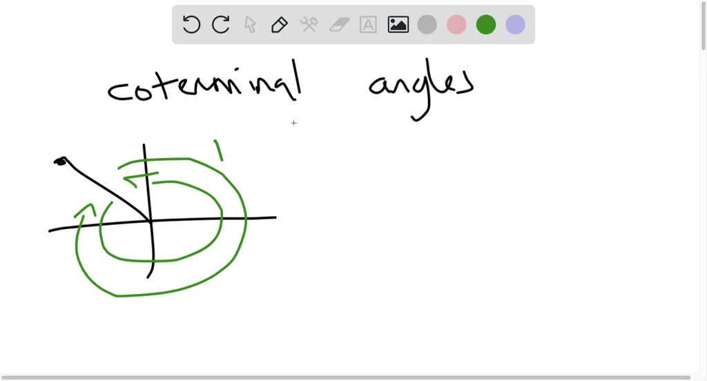 SOLVED: use a coterminal angle to find the exact value of 405 degrees ...