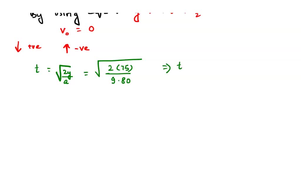 SOLVED: A log is floating on swiftly moving water. A stone is dropped from rest from a 75 -m ...
