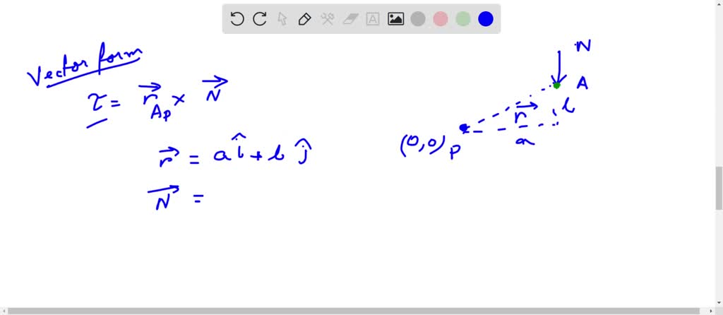 SOLVED: Suppose you were asked to find the torque about point p due to ... SOLVED: Suppose you were asked to find the torque about point p due to ...