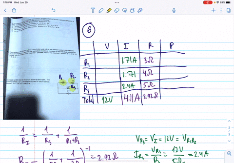 SOLVED: Optional Activity 4: Calculating Current with Ohm's Law Ohm's law describes the ...