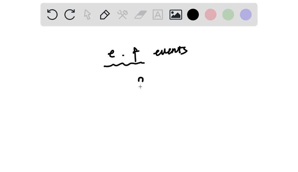 SOLVED: A. P(F|E) B. P(EF)