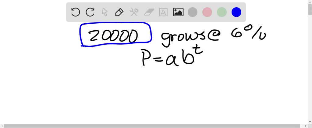 SOLVED: population numbers 20,000 organisms initially and grows by 6% ... SOLVED: population numbers 20,000 organisms initially and grows by 6% ...