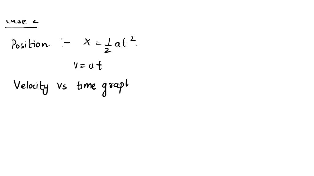 SOLVED: An object is moving in the positive direction along the x - axis. Sketch plots of the ...