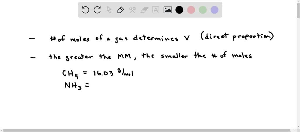 SOLVED: Assume there is an equal mass of each gas at a given temperature and pressure. Arrange ...