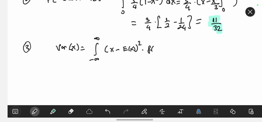 SOLVED: 3. Suppose that X is a continuous random variable whose probability density function is ...
