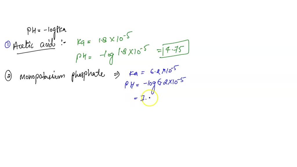 Solved Your Research Supervisor Asks You T0 Make Buffered Solution Of Ph 80 For A Cellular 