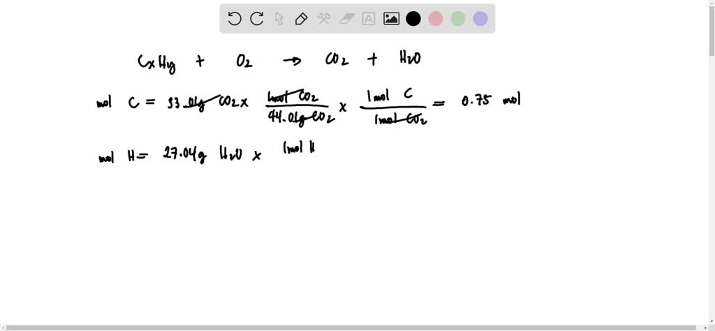 SOLVED: Combustion analysis of a hydrocarbon produced 33.01 g of CO2 ...