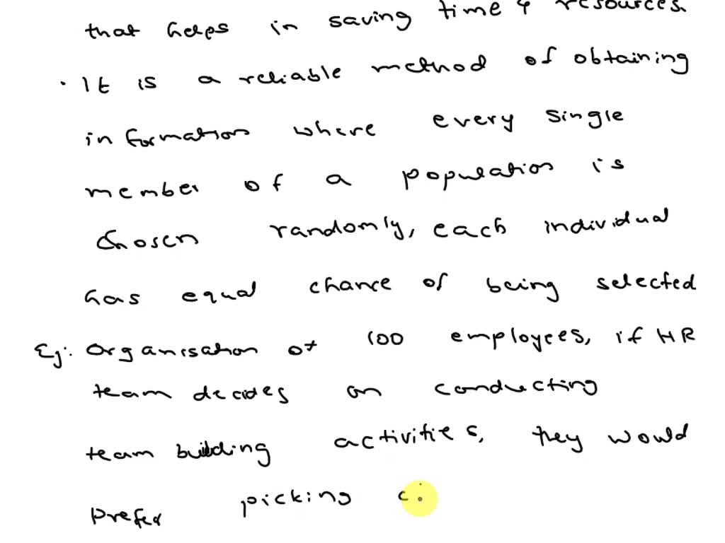 SOLVED: Define the following probability sampling techniques and give ... SOLVED: Define the following probability sampling techniques and give ...