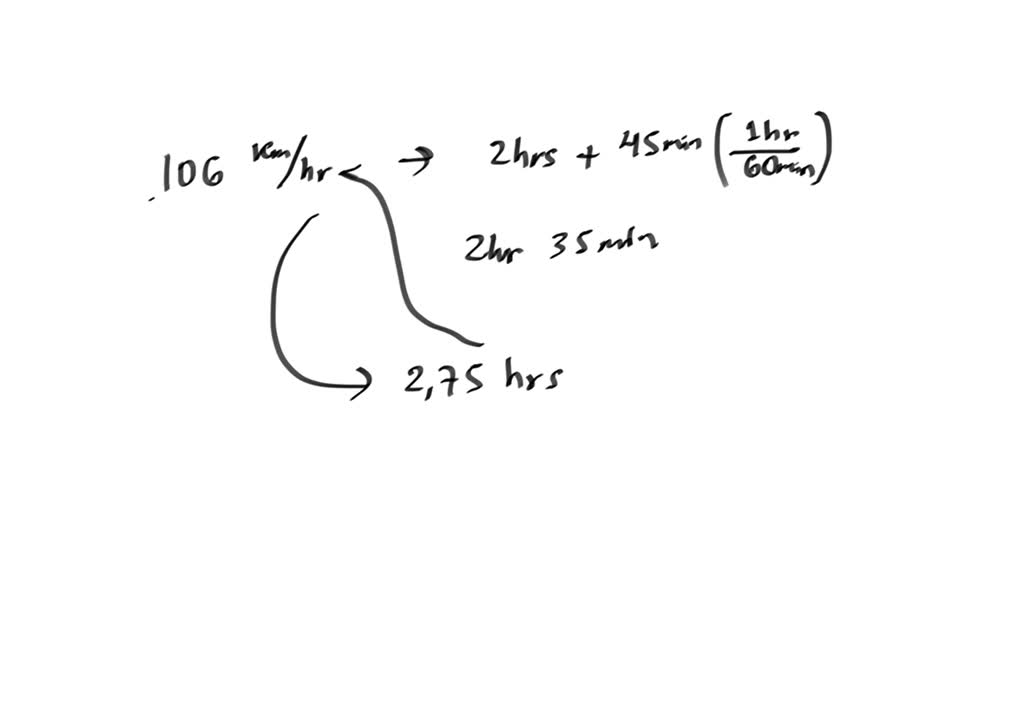 a motor car drives at an average speed of 106km/h for 2 hours and 45 ...