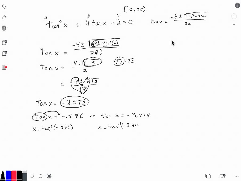 SOLVED: Use the Quadratic Formula to find all solutions of the equation ...