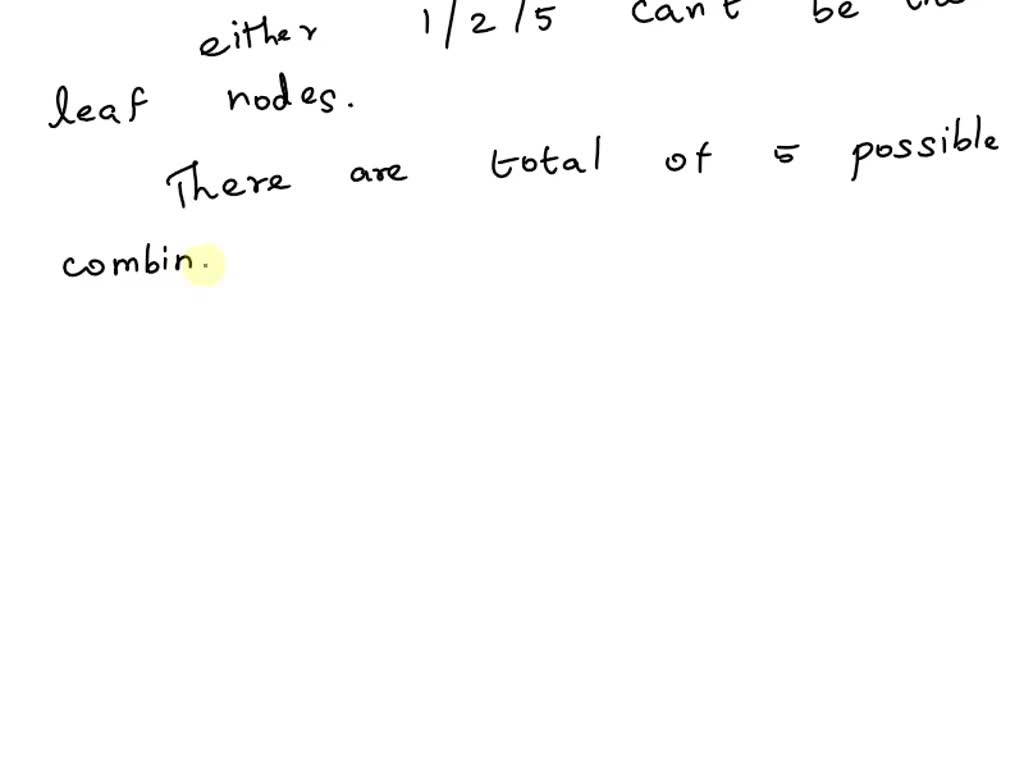 SOLVED: Problem 1) (2 points): How many labelled trees T are there on ...