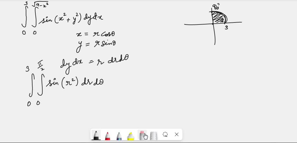 SOLVED: (a) Convert the iterated integral to polar coordinates.(b ... SOLVED: (a) Convert the iterated integral to polar coordinates.(b ...