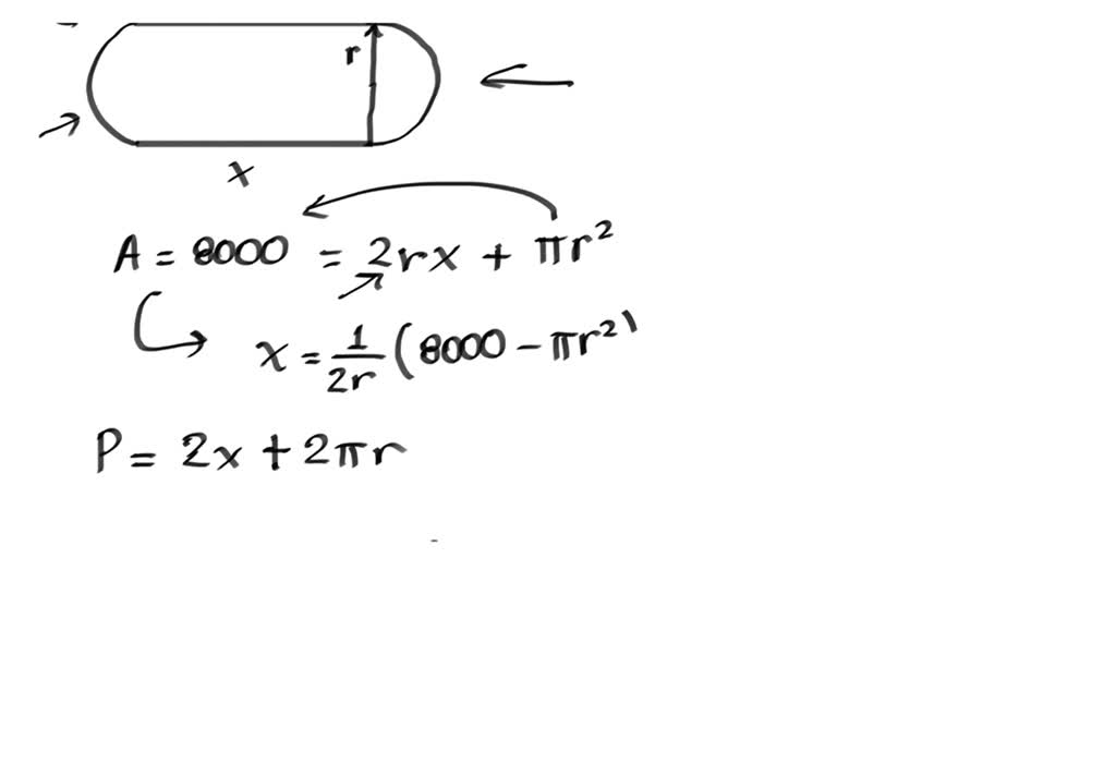 SOLVED: A running track is to be constructed to have straight parallel ...