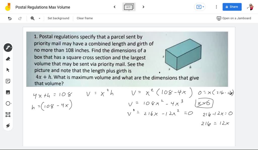SOLVED: 1. Postal regulations specify that a parcel sent by priority ...