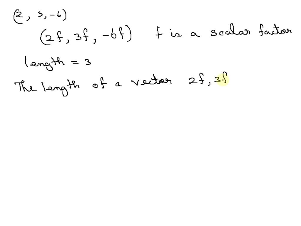SOLVED: find a vector a that has the given length and the same ...
